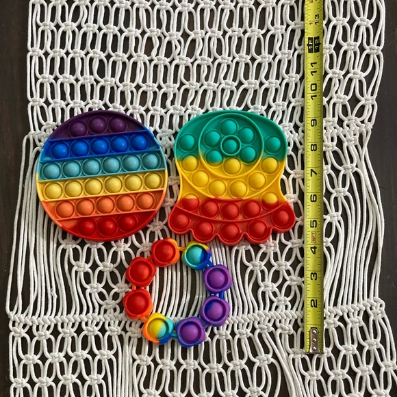 Toys | Octopus Pop It Circle Pop It And Pop It Wrist Bracelet | Poshmark